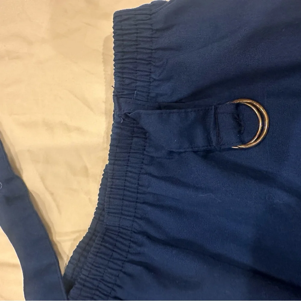 Take 1 | Shorts | Womens Vintage High Waisted Navy Blue Elastic Waist ...